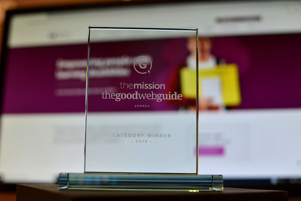 Charity Website Award - The Good Web Guide | MacIntyre